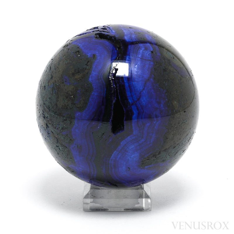 Azurite with Malachite & Matrix Sphere | Venusrox